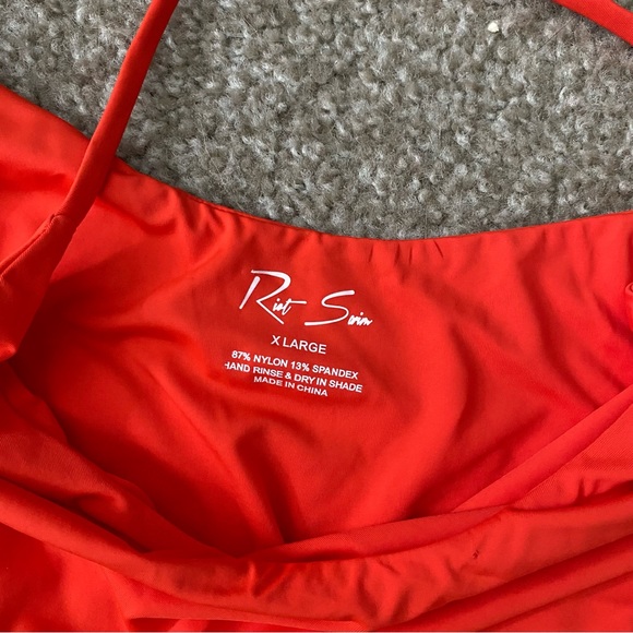 Riot Swim | Swim | Riot Swim Blaise One Piece Rust Orange Swimsuit ...